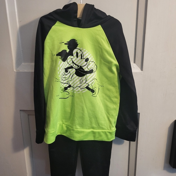 Disney | Matching Sets | 2 For 2 Disney Mickey Mouse Neon Tracksuit Set ...